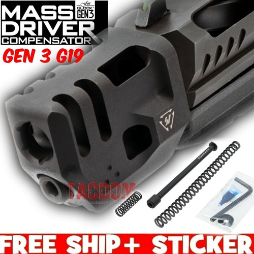 Strike Industrie Mass Driver Compensator for Glock Gen 3 Model 19 G19 ...