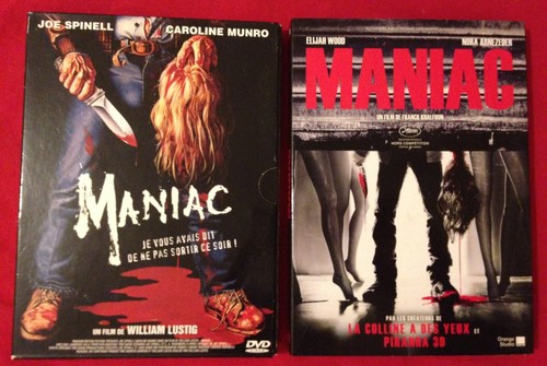 DVD - MANIAC version 1980 ( William LUSTIG ) + remake 2012 ( Elijah ...