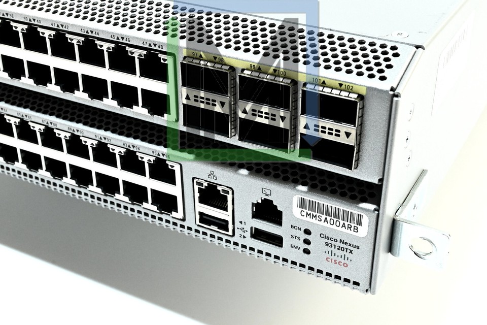 N9K-C93120TX CISCO NEXUS SWITCH 96 Port 10GBASE-T 10Gb 6Port 40Gb QSFP ...