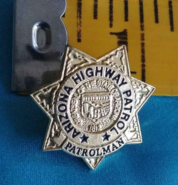 Arizona State Police Hat Badge