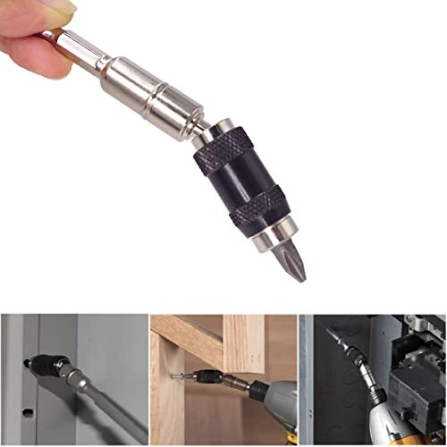 3 Pack Magnetic Swiveling Bit Tip Holder 1/4 Inch Rotary Drill Pivot ...