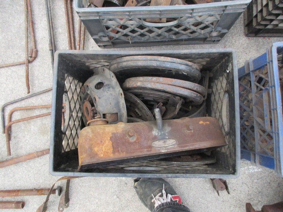 Large Big LOT MG T SERIES Vintage Parts MG TD TF 1950'S Engines Trans ...
