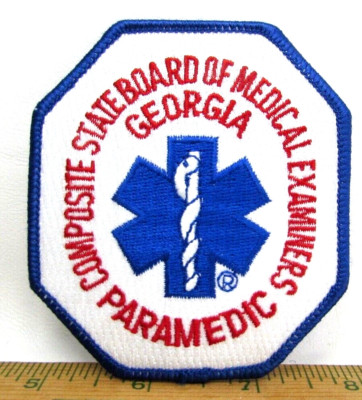 Vtg Georgia Composite State Board of Medical Examiners Jacket Patch ...