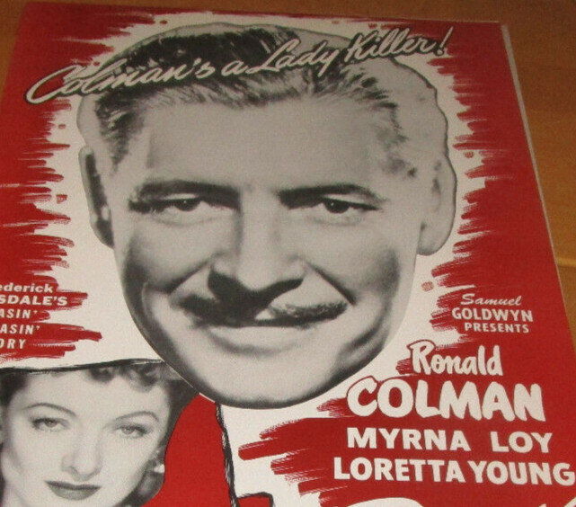 Ronald Colman Myrna Loy Loretta Young in | Grelly USA