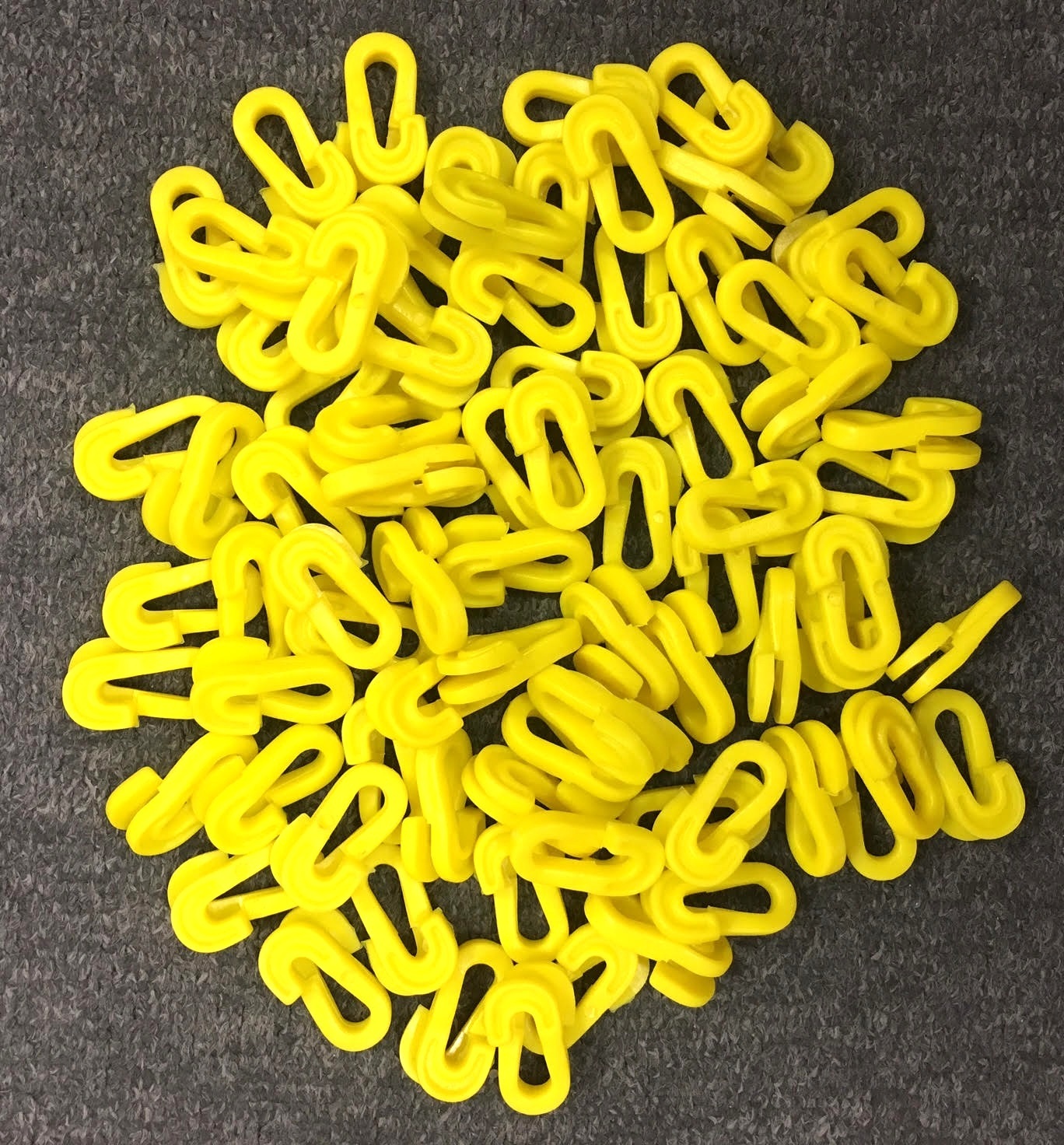 PACK 20 40 80 Football Net Clip Netclip Fast Clip Goal Net Clips Yellow ...