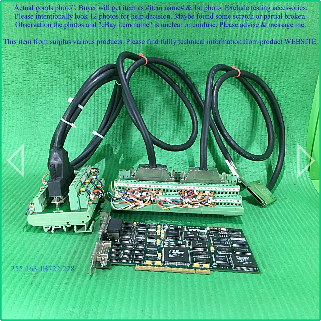 MEI PCI/DSP A036-0004, Motion Card&Terminal set as photo, sn:0038 ...