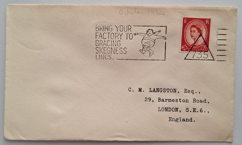 GB Triangular die postmark 735 - Skegness Lincolnshire - 1964 | eBay