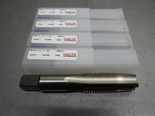 4 NEW! Nachi HSS M20x2.5 T D7 4FLT Taps L910/54200 | eBay