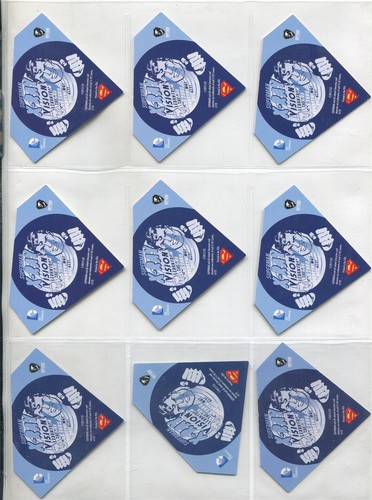 DC Superman The Legend Complete X Ray Vision Chase Card Set XR1-9 | eBay