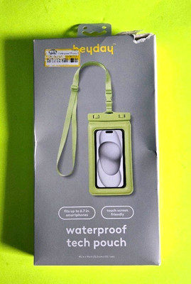 Heyday Waterproof Tech Pouch – Fits 6.7” Phones Touchscreen Friendly ...