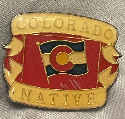 Vintage COLORADO NATIVE Lapel Pin Pinback | eBay