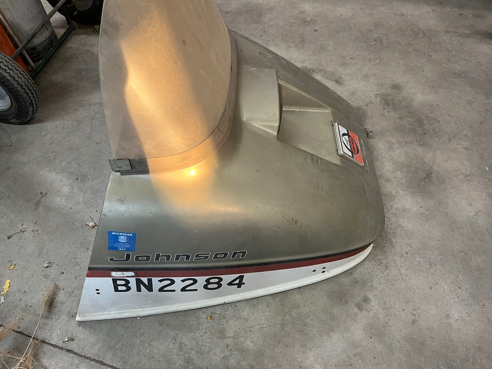 Vintage 1973 1974 Johnson Phantom Hood Snowmobile | eBay