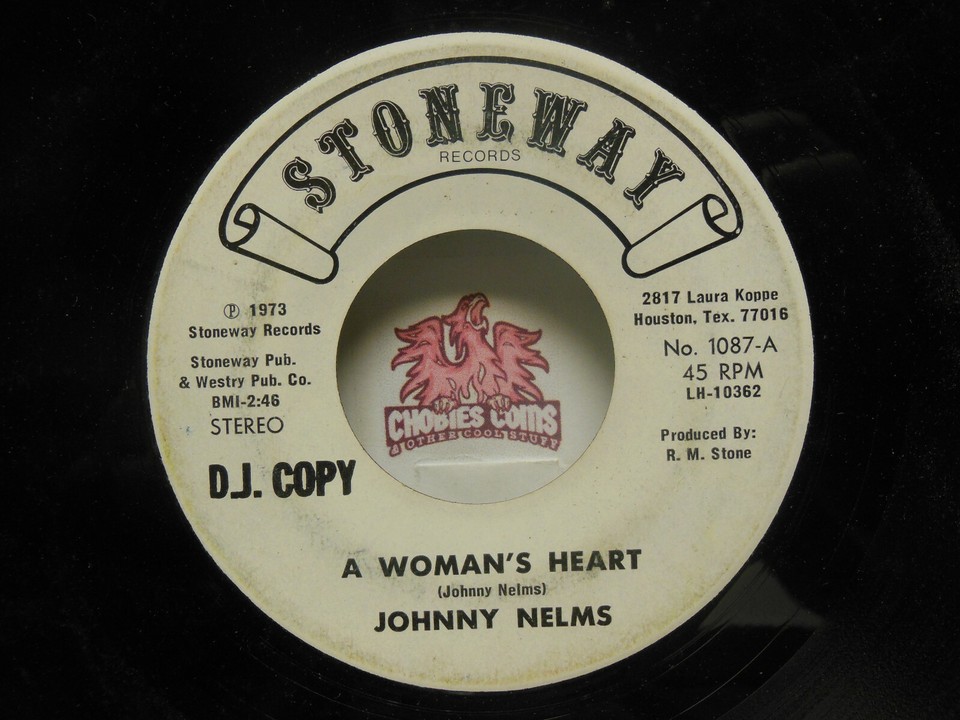 Johnny Nelms: A Woman's Heart / If I'd Known Then, 45 RPM VG (I8) | eBay