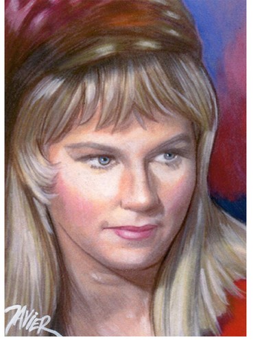STAR TREK TOS JANICE RAND Grace Lee Whitney SKETCH Card PRINT 1 of 15 ...