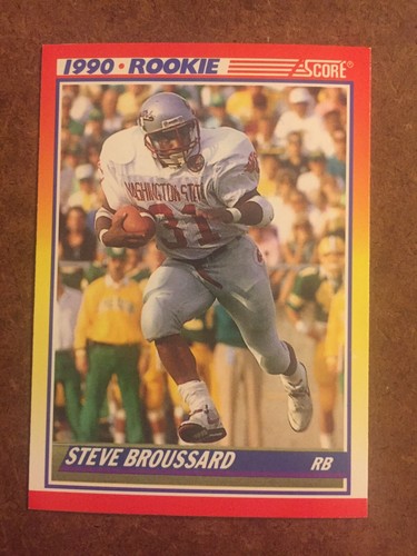 Steve Broussard 655 Score 1990 NFL Football Trading Card | eBay