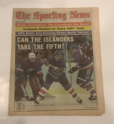 Sporting News Newspaper-March 19, 1984-New York Islanders NHL-RARE | eBay