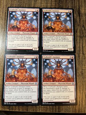 MTG Phyrexia All Will Be One U Urabrask's Anointer #152 PLAYSET 4x x4 ...