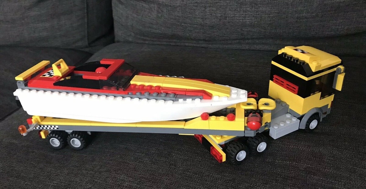 NIB Set 4643 - City Power Boat Transporter resende.rj.gov.br