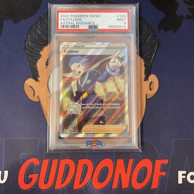 PSA 9 MINT 2022 Pokemon Astral Radiance CYLLENE #183 Full Art Ultra ...
