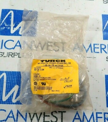 TURCK RSF 50-0.3M MINI-FAST RECEPTACLE U2309-04 *NEW* | eBay