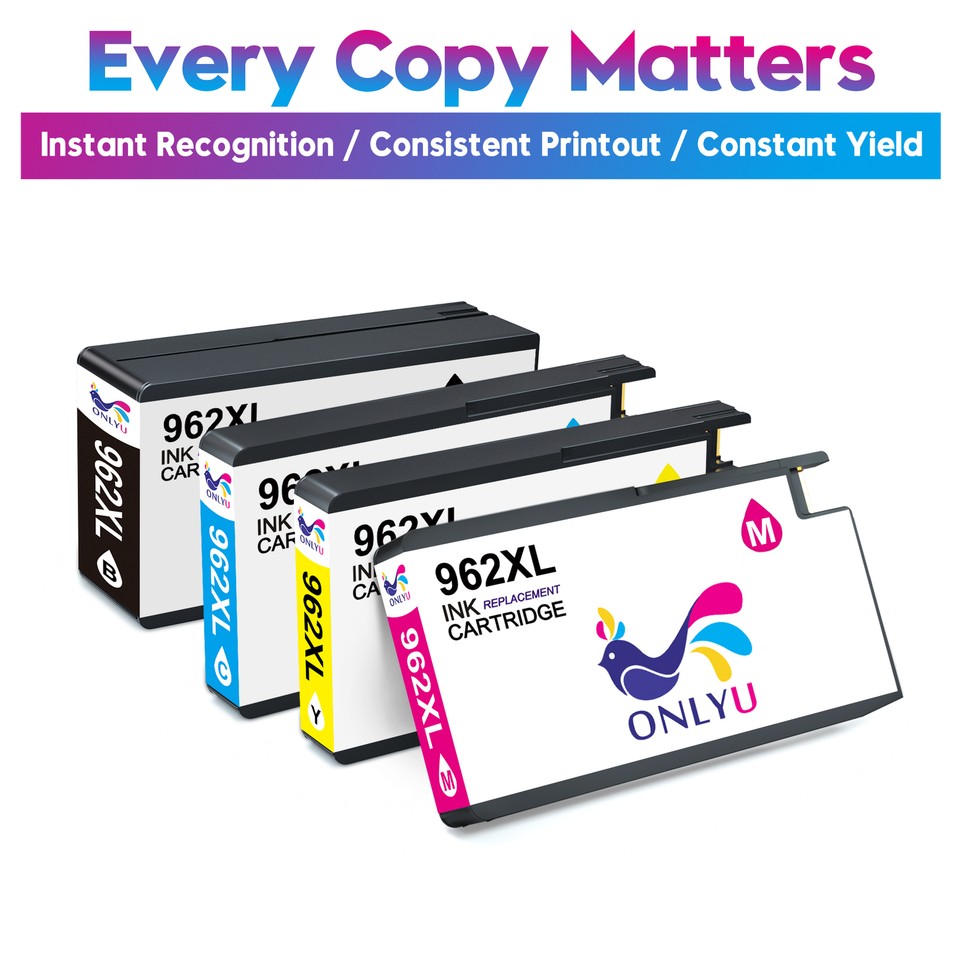 962XL Ink Replacement for HP Officejet Pro 9010 9015 9018 9020 9025 ...