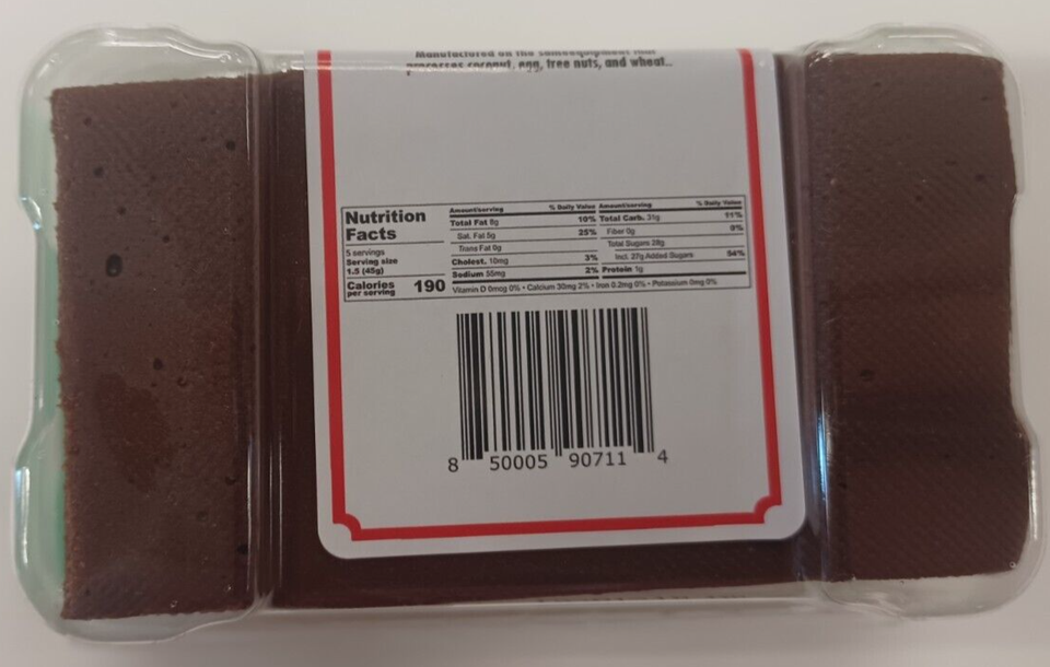 Mint Chocolate Sams Fresh Famous Fudge (4) 8 oz Containers Free ...