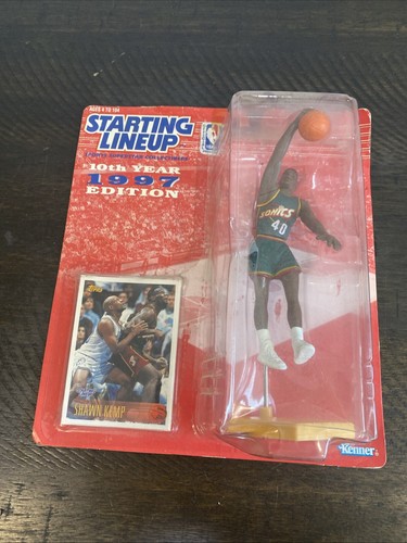 SHAWN KEMP Starting Lineup figure Seattle Supersonics NBA 1997 NEW in ...