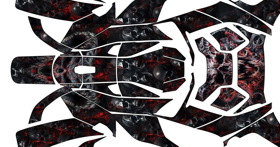 GRAPHICS KIT STICKER DECALS VINYL WRAP FULL BODY CAN-AM BRP RYKER 2019 ...