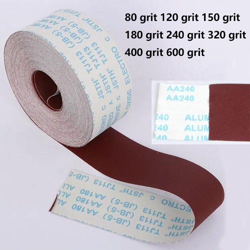 80 120 150 180-600 Grit Sandpaper Roll 100mm Emery Cloth Sanding ...