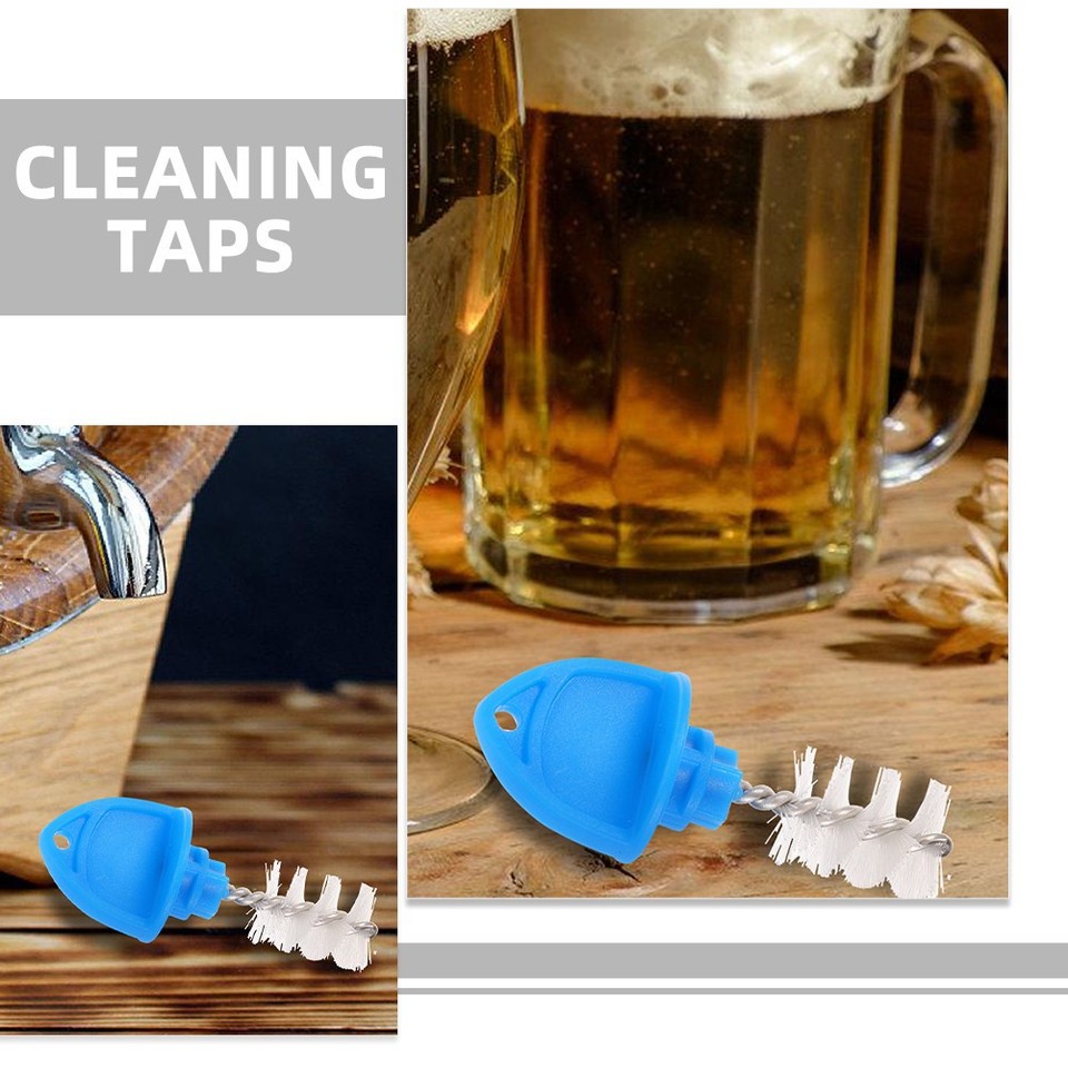 12pcs Beer Tap Plug Cleaning Brush Keg Tap Stopper Plug Draft Beer Keg ...