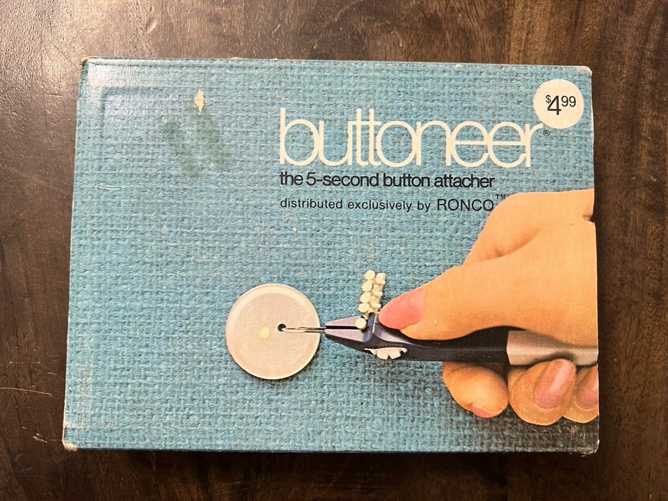 The Original Buttoneer Fastening System for Home & Travel Fastener | eBay
