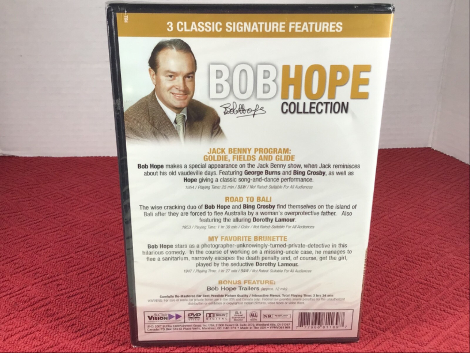 Bob Hope Collection DVD. New. Fast Free Shipping. 777966811697| eBay