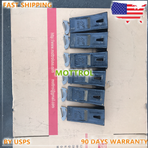 6 SETS X290 Bucket Teeth with K290S Steel Locks FOR X290 BUCKET TOOTH ...