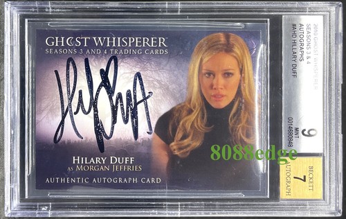 2010 GHOST WHISPERER AUTO: HILARY DUFF - AUTOGRAPH "LIZZIE McGUIRE" BGS ...