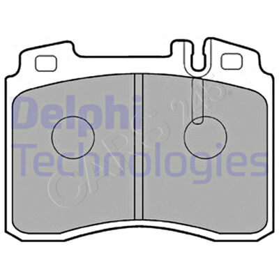 DELPHI Disc Brake Pad Set For MERCEDES 190 A124 C124 C208 R129 S124 ...