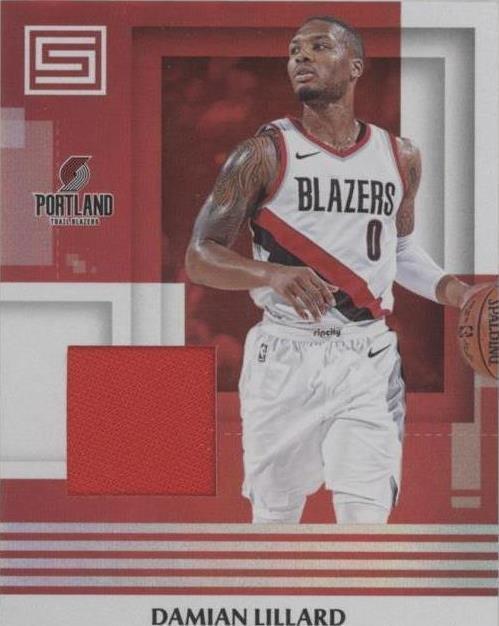 2017-18 Panini Status - Materials Damian Lillard #M-DLL (MEM) for sale ...