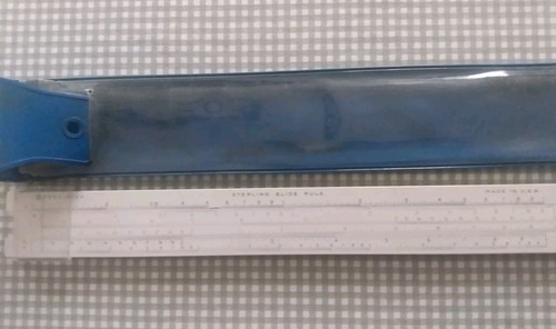 Vintage Precision Sterling Slide Rule Drafting Engineering Tool Made in ...