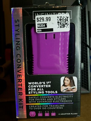INFINITI PRO CONAIR STYLING TRAVEL SMART CONVERTER KIT DRYERS IRONS ...