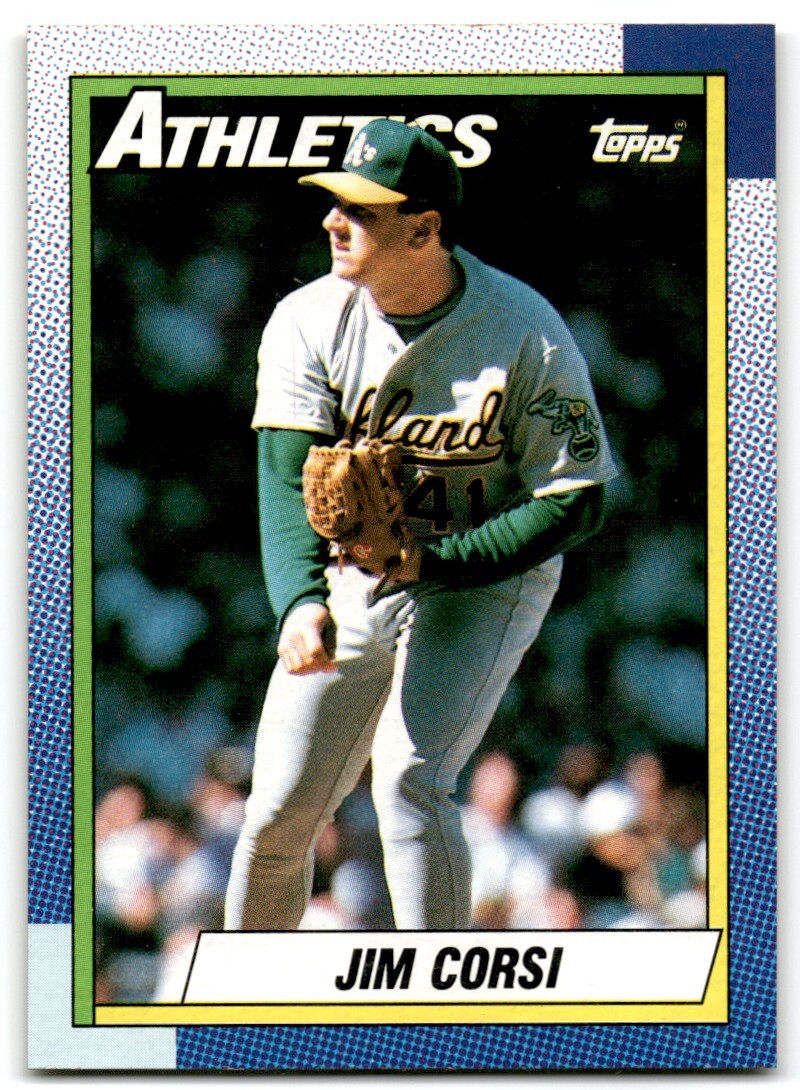 1990 Topps Jim Corsi Oakland Athletics #623 | eBay