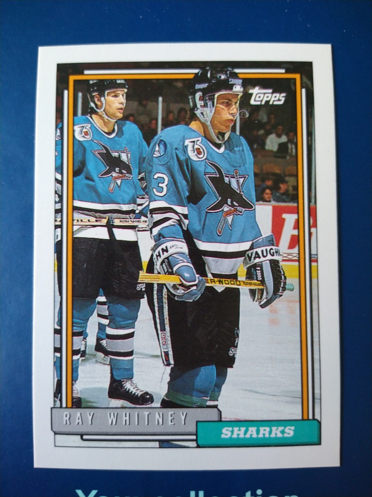 1992 Topps Hockey Ray Whitney #205 San Jose Sharks Rookie RC | eBay