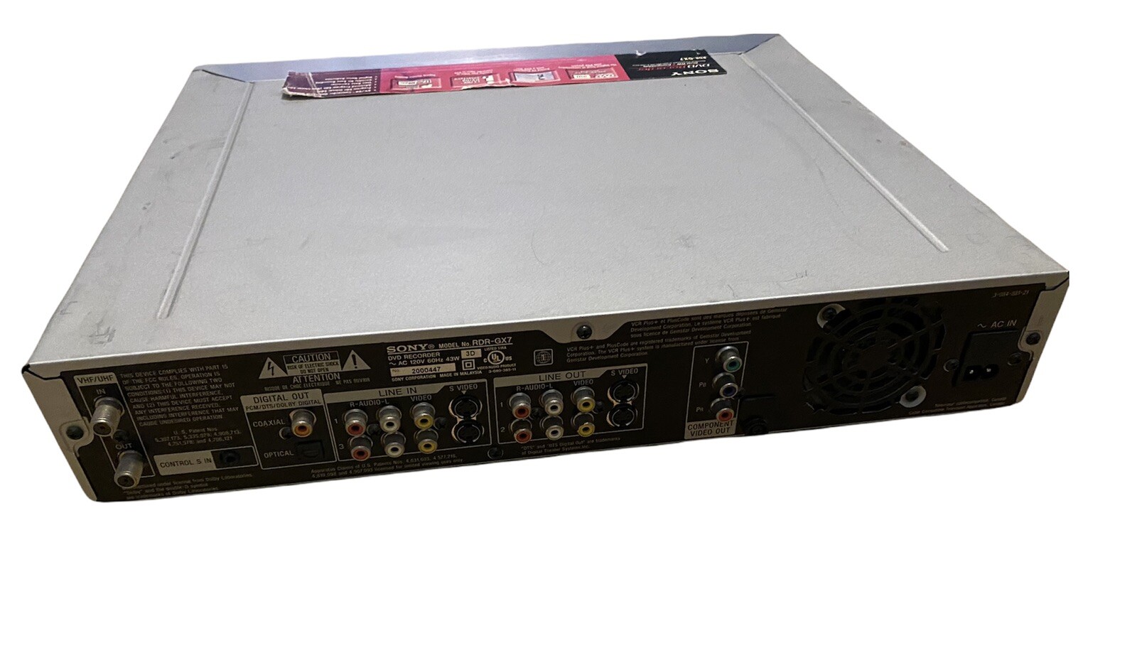 Sony RDR-GX7 DVD Recorder for sale online | eBay