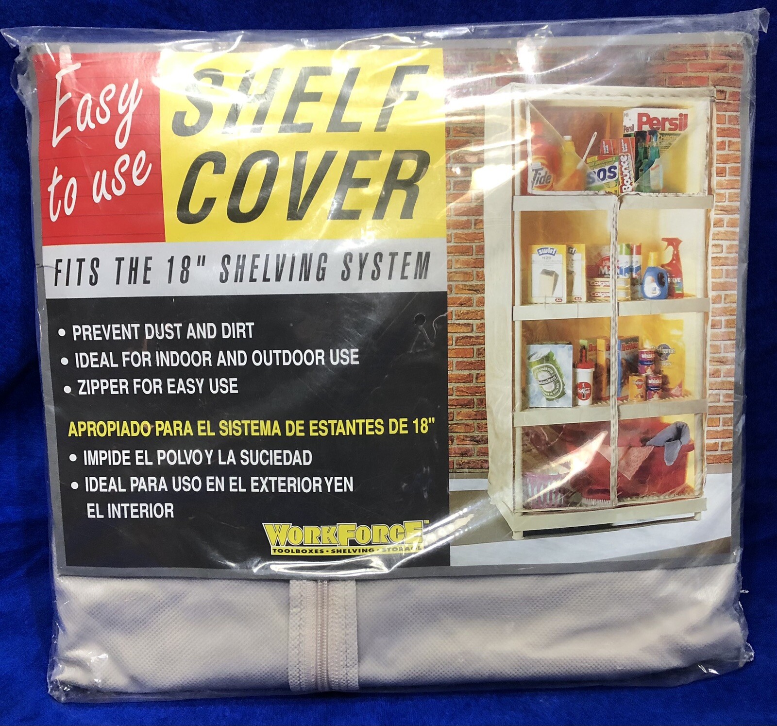 BRAND NEW WORKFORCE ZIP UP COVER FOR 18” DEEP SHELVES SYSTEMS | eBay