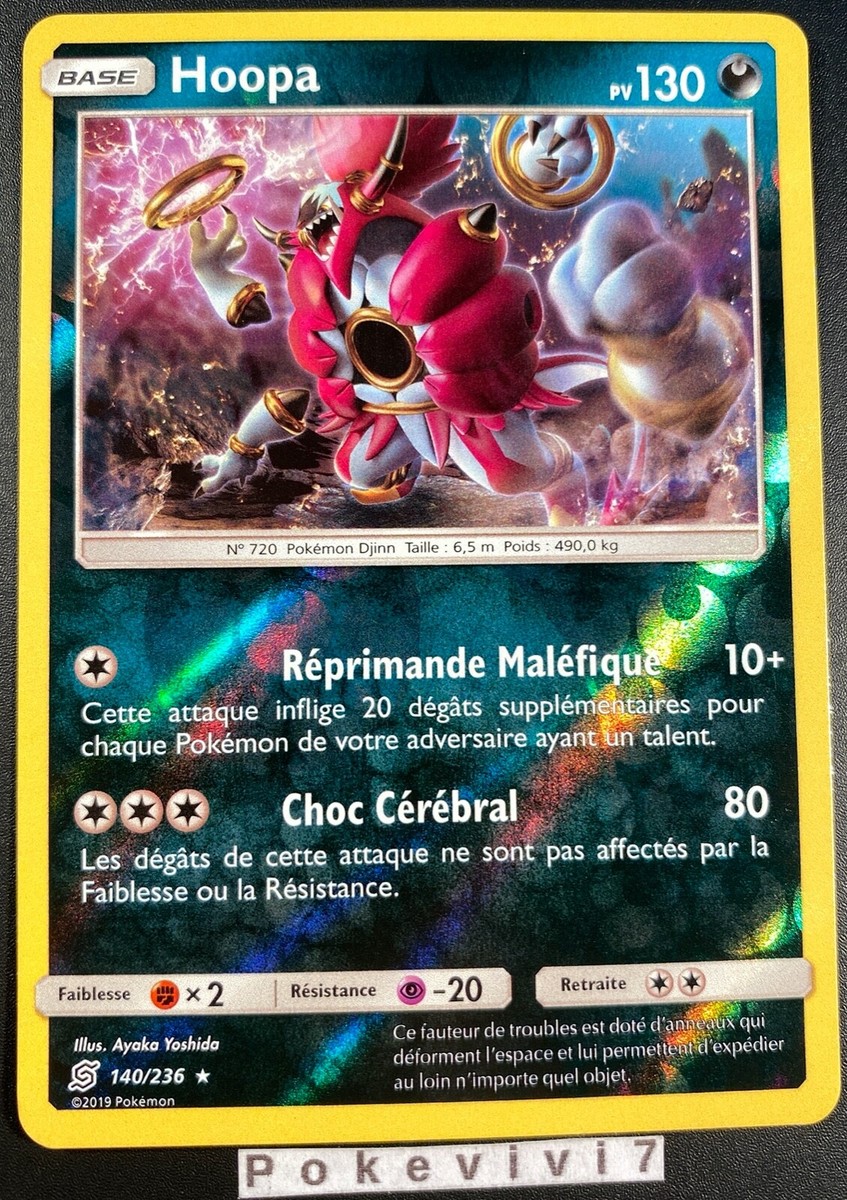 Carta Pokemon Hoopa Pokedex Hoopa 140/236