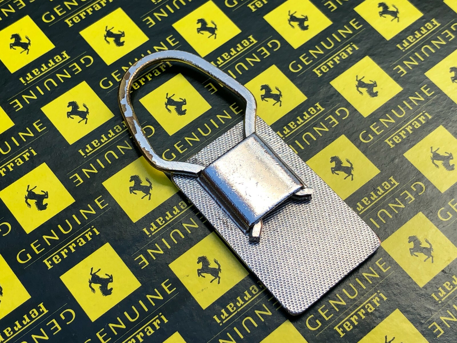 Ferrari Original Vintage RARE Keychain Keyfob Early Logo for 250 275 ...