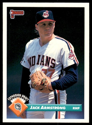 1993 Donruss Baseball Card Jack Armstrong Florida Marlins #777 | eBay