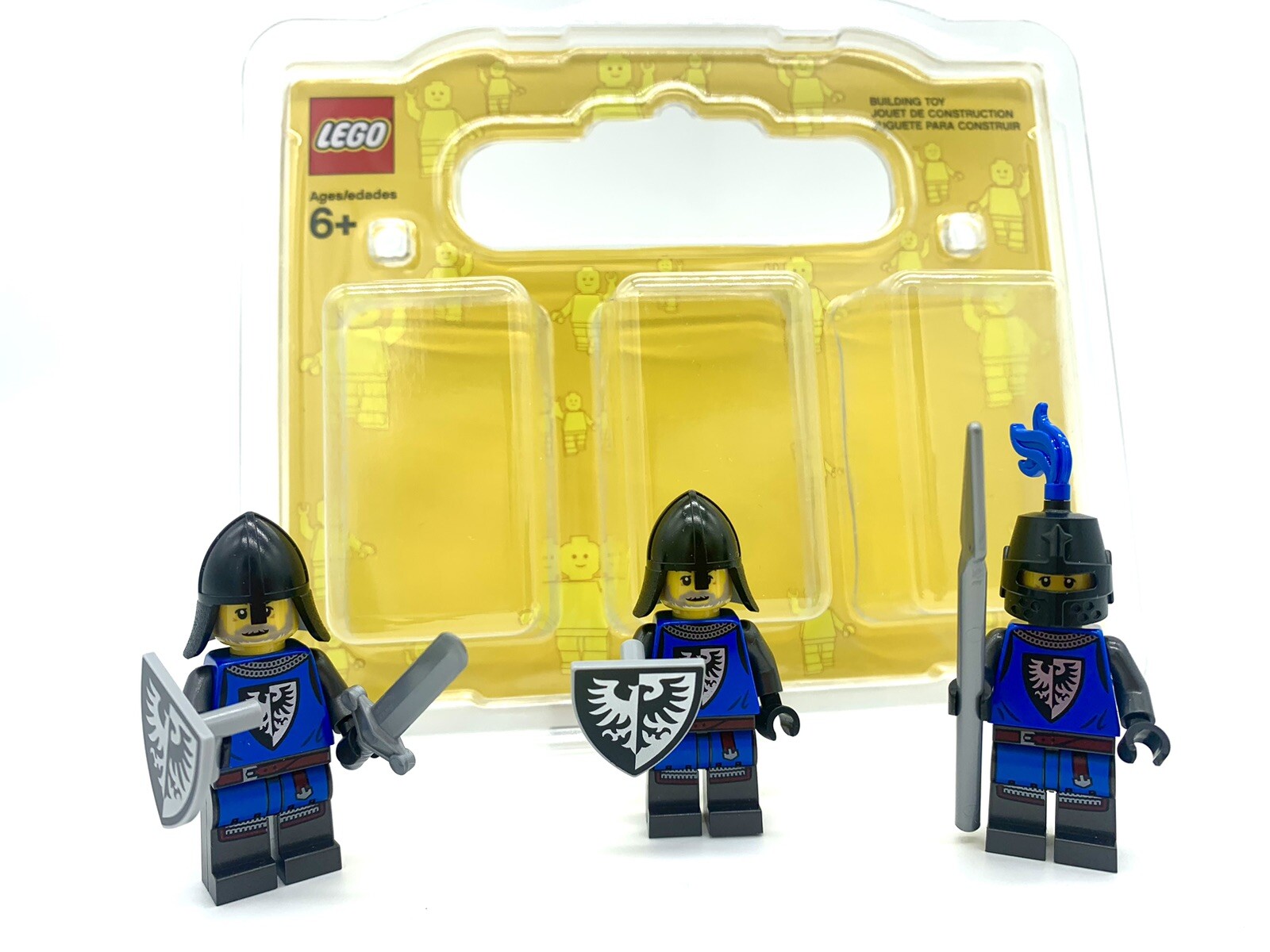 LEGO® Ritter Minifiguren Blister Black Falcon Schild MOC Castle ...
