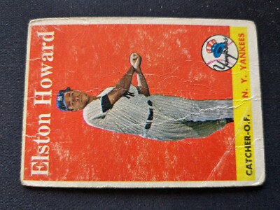 1958 Topps Baseball Card # 275 Elston Howard - New York Yankees (GD) | eBay