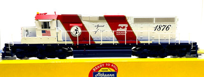HO ATHEARN 95227 SD40-2 BURLINGTON NORTHERN BN 1876 BICENTENNIAL DCC ...
