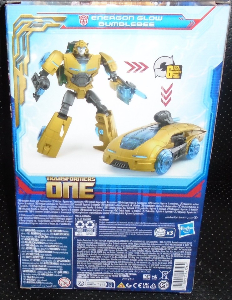 TRANSFORMERS TRANSFORMERS ONE - BUMBLEBEE FIGURE - ENERGON GLOW | eBay