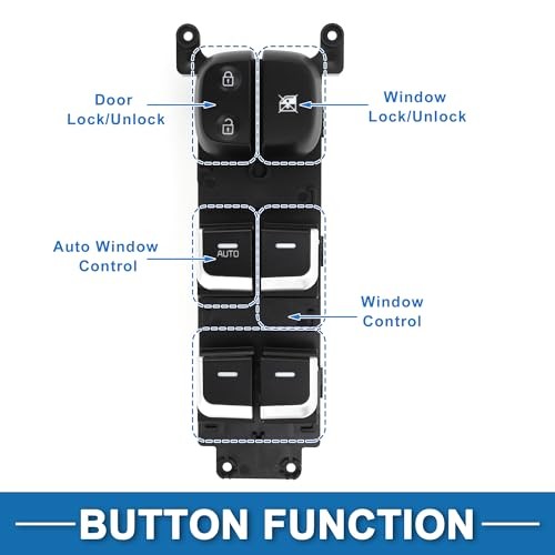 Power Window Switch Front Left Driver Side Window Control Switch for ...